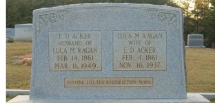 William Acker (1710-1793) from Germany has many Southern descendants ...