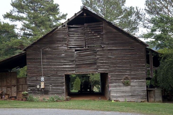 Over time, it seems barns develop a personality and become beautiful ...
