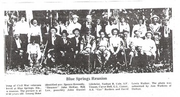 A famous spring in Alabama moved twice before finally settling down ...