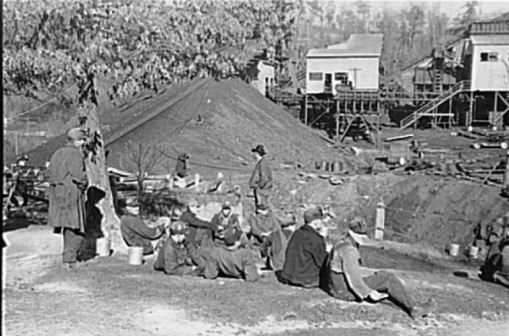 The faces in the 33 photos of Coal Miners in and around Birmingham ...
