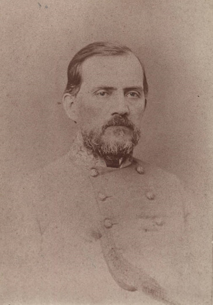Portraits of four brigadier-generals from the Civil War with some ...