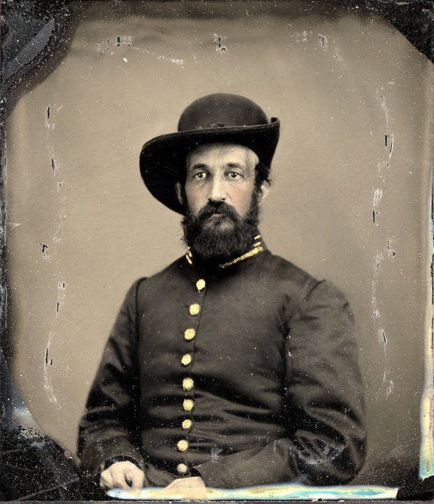 Vintage photographs of Captains in the Confederacy with links to the ...