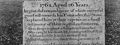 PATRON + TOMBSTONE TUESDAY: Strange epitaphs on two tombstones ...