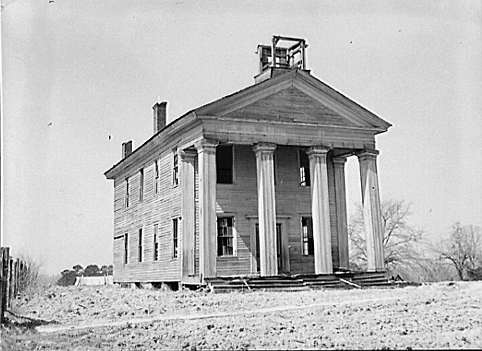 Photograph of first school building in Pike County, Alabama – Alabama ...
